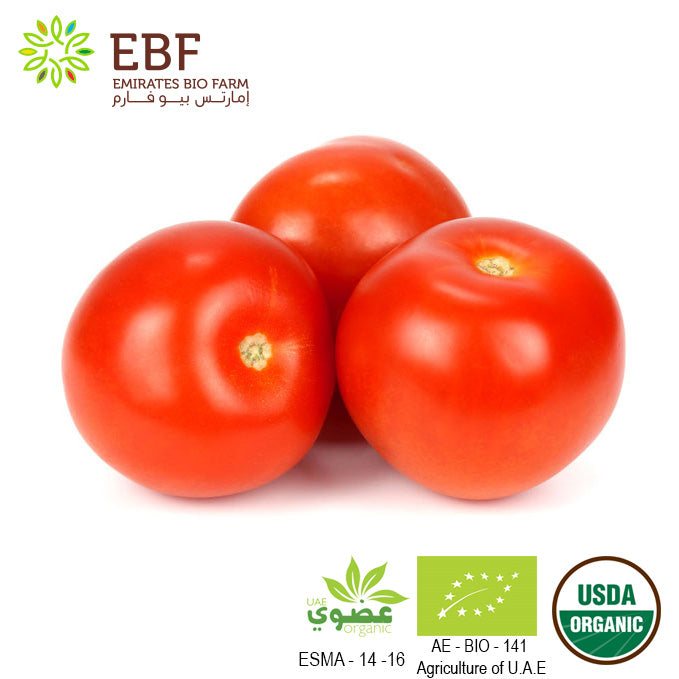 Organic Round Tomato (500gm) – Emirates Bio Farm